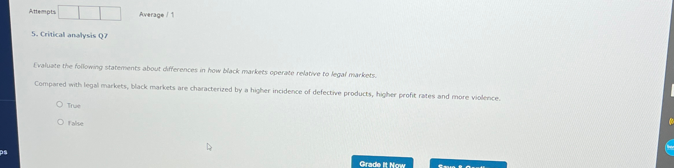 Solved AttemptsAverage ?15. ﻿Critical analysis Q7Evaluate | Chegg.com