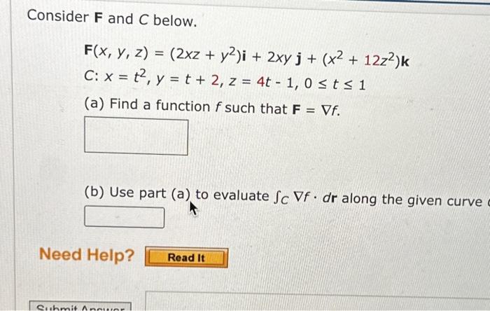 Solved Consider F and C below. | Chegg.com