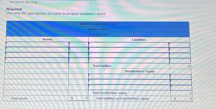 Solved Exercise 1-8 (Algo) Prepare a balance sheet (LO1-3) | Chegg.com