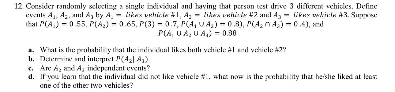 Solved Consider randomly selecting a single individual and | Chegg.com