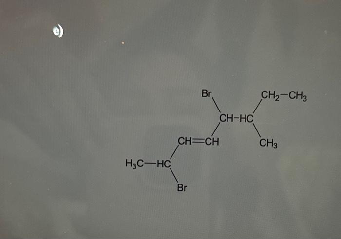 Solved generate the IUPAC name for these compounds, show | Chegg.com