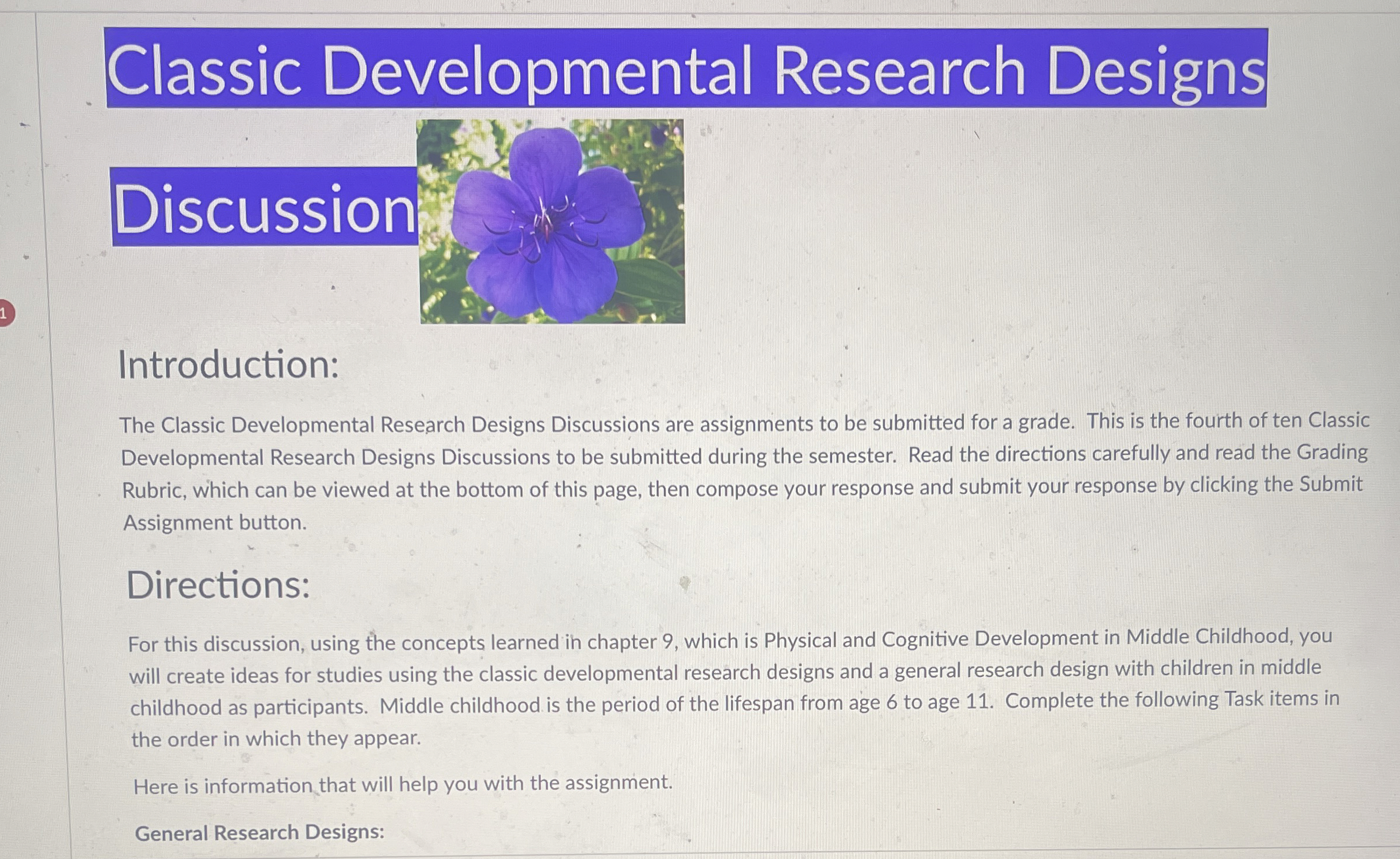 Classic Developmental Research | Chegg.com