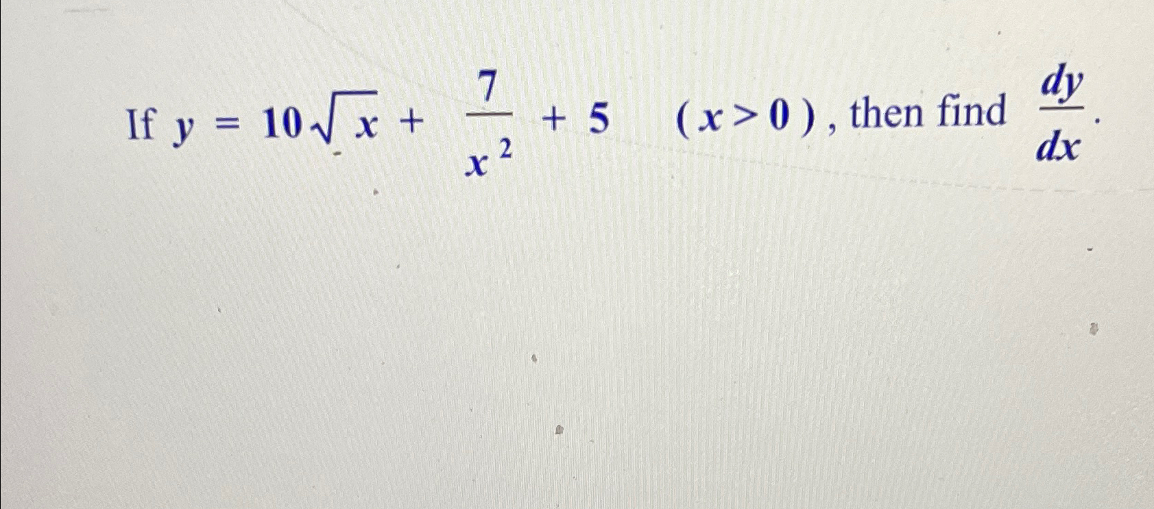 Solved If )>(0, ﻿then find dydx | Chegg.com