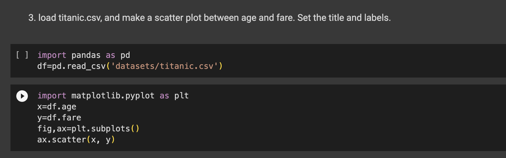 Solved 1. Given the following data x, make a line graph, set | Chegg.com