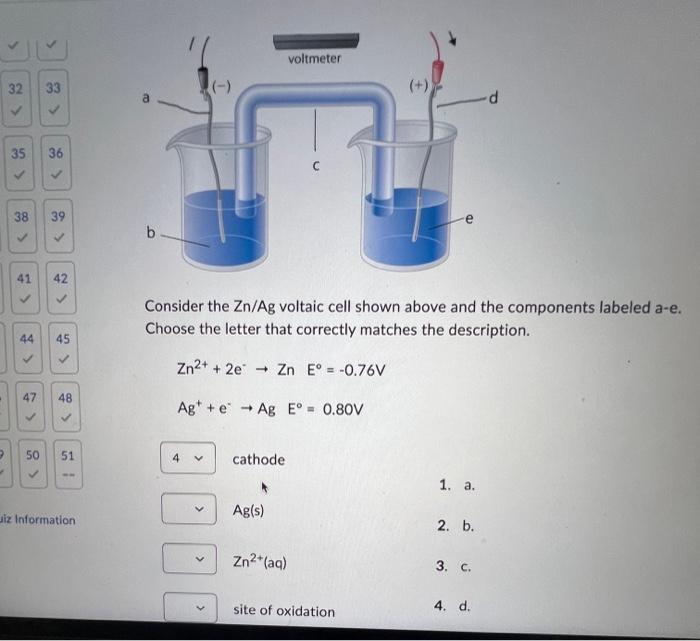Solved Consider the \\( \\mathrm{Zn} / \\mathrm{Ag} \\) | Chegg.com