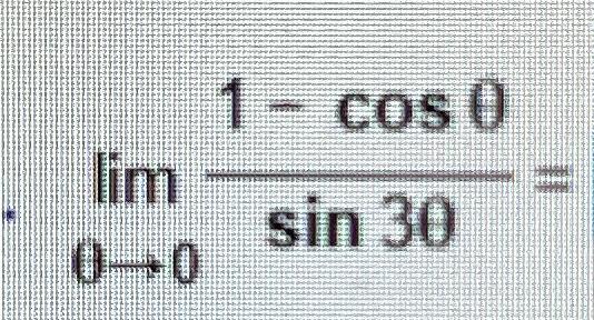 Solved limθ→01-cosθsin3θ= | Chegg.com