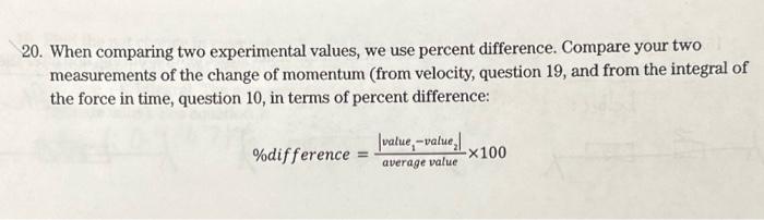 19. Calculate the initial and final momentum of the | Chegg.com