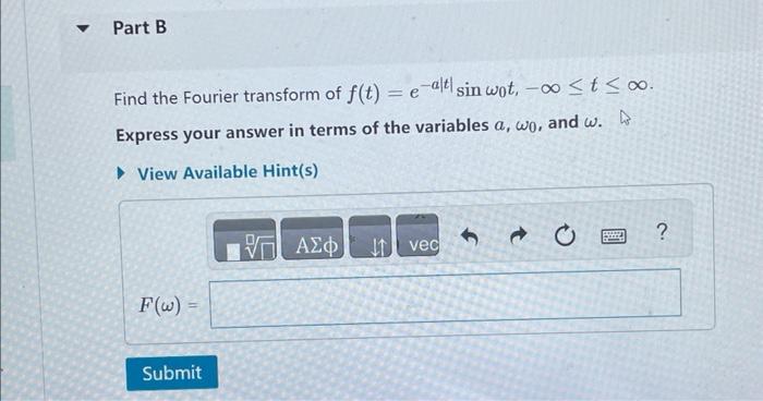 Solved In all of the following functions, a is a positive | Chegg.com