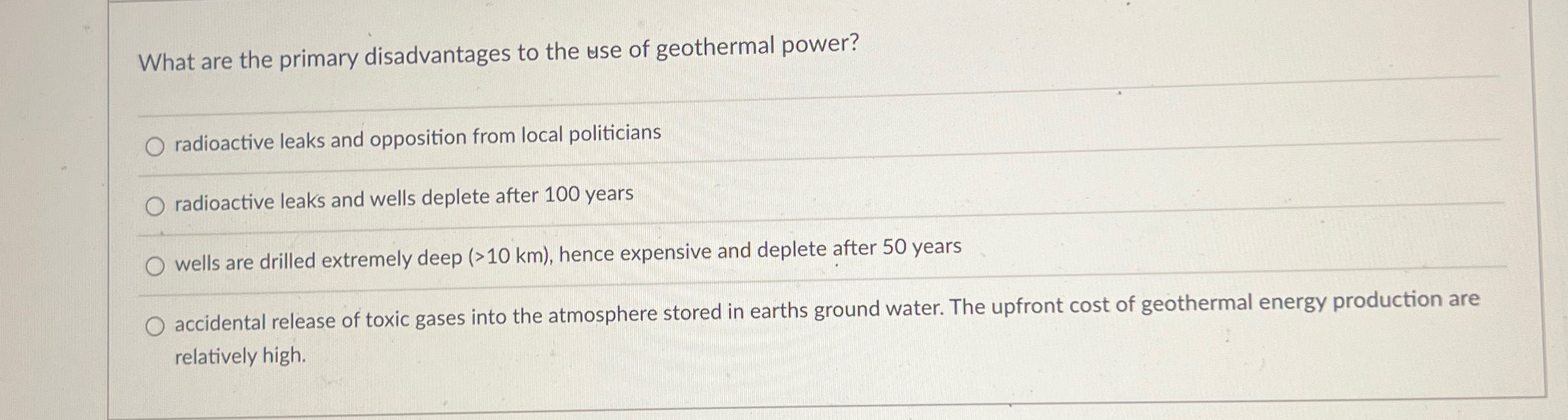 Solved What are the primary disadvantages to the use of | Chegg.com