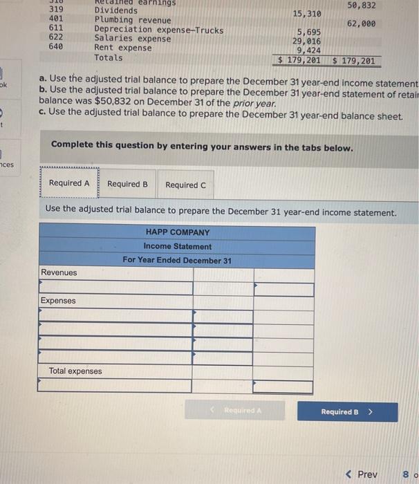 Solved QS 3-19 (Algo) Preparing financial statements LO P5 | Chegg.com