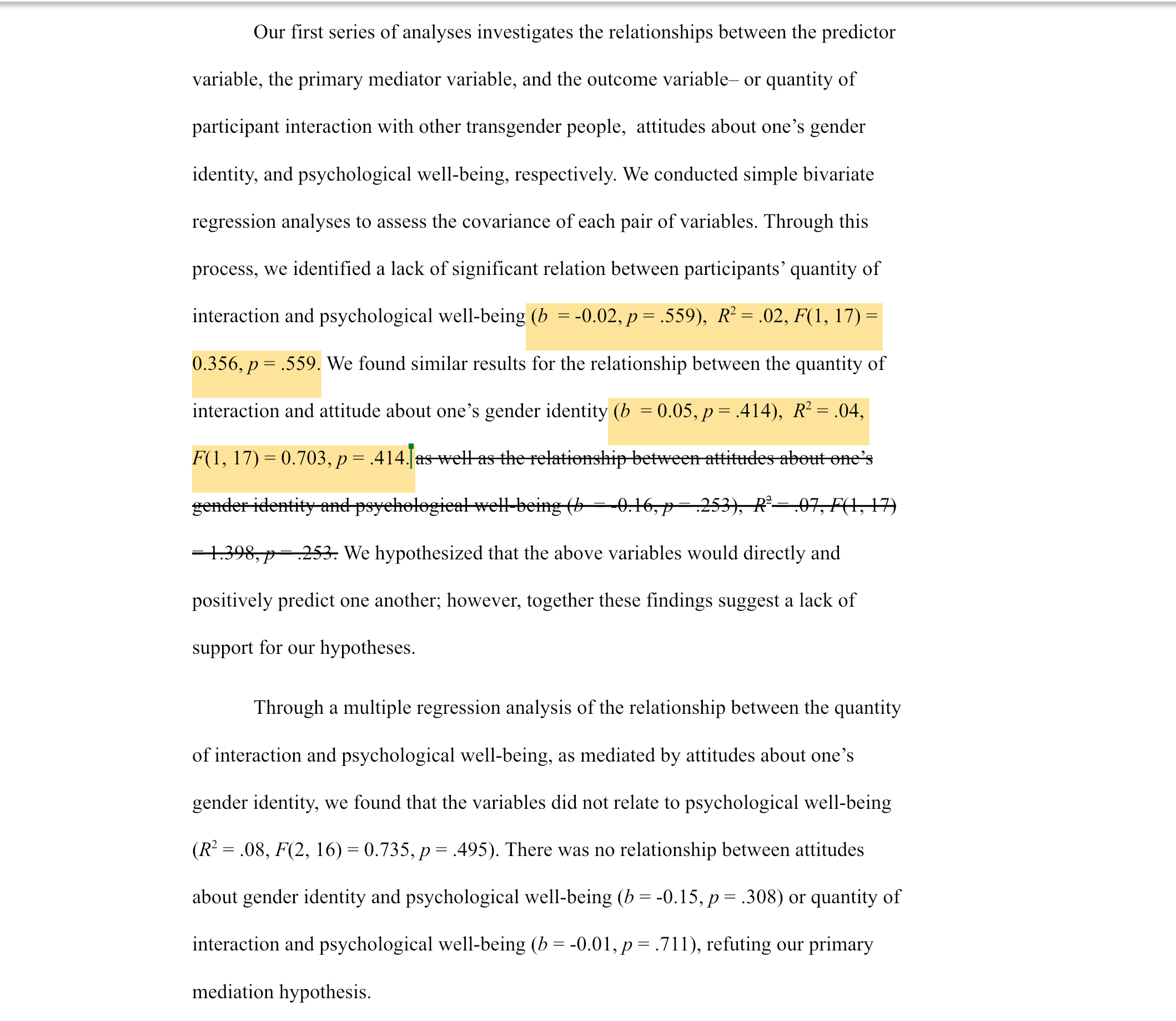Solved Report of related univariate statistics (TABLE OR IN | Chegg.com