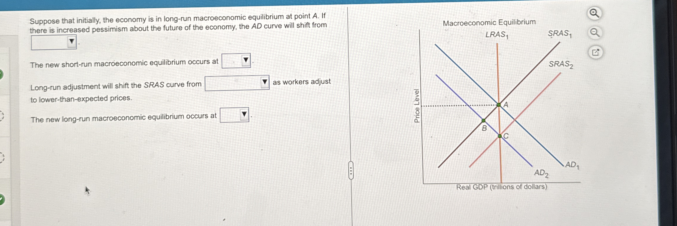 Solved Suppose that initially, the economy is in long-run | Chegg.com