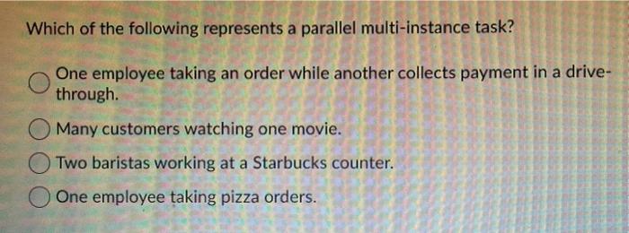 Solved Which of the following represents a parallel | Chegg.com