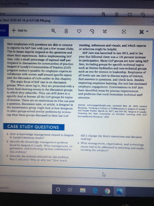 Solved INTERACTIVE SESSION MANAGEMENT Sargent & Lundy Learns | Chegg.com