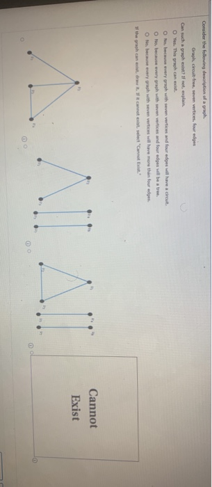 Solved Consider the following description of a graph. Graph, | Chegg.com