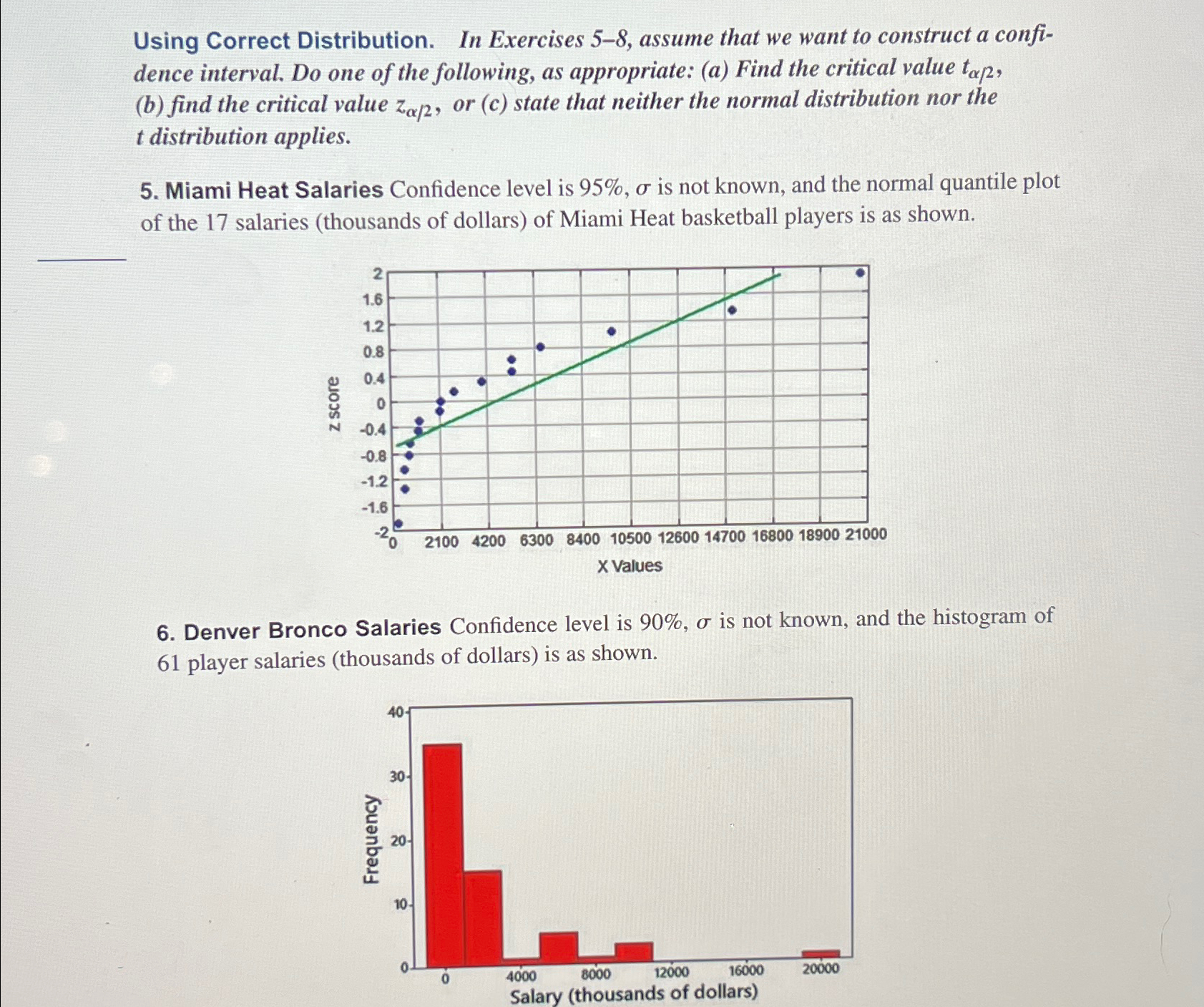 Solved Using Correct Distribution. In Exercises 5-8, ﻿assume | Chegg.com