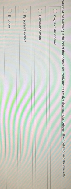 Solved Which of the following is the belief that people are | Chegg.com