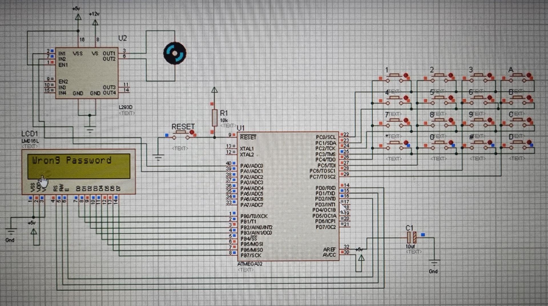 Solved hi please assist I need to code a keypad with | Chegg.com