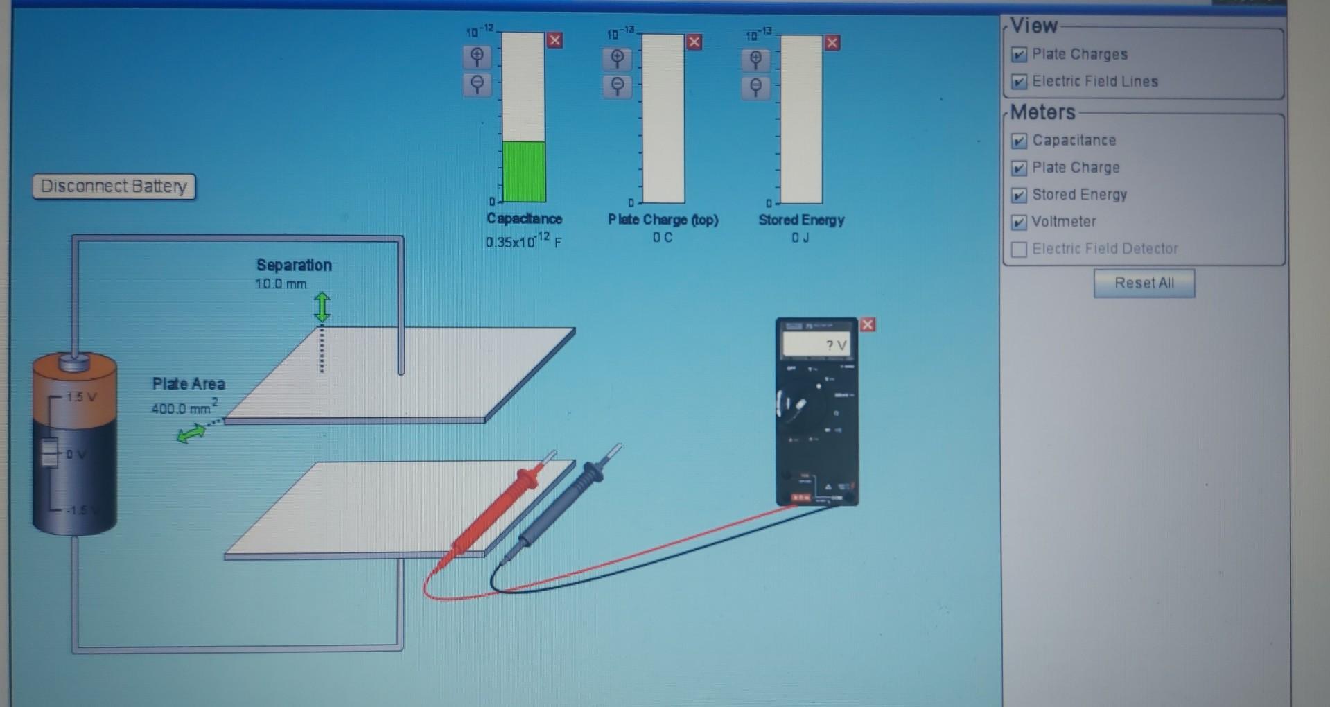 Solved Lab : Capacitance, Dielectrics, Multiple | Chegg.com