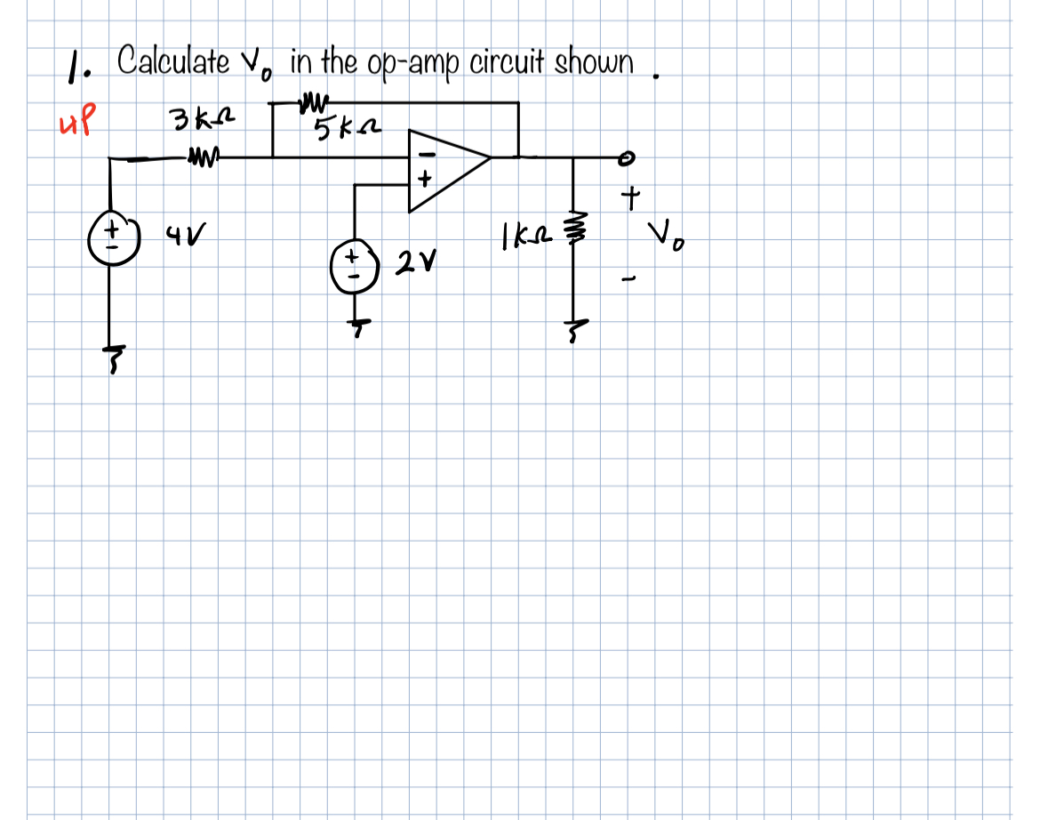 Solved Calculate v0 ﻿in the op-amp circuit shown . | Chegg.com