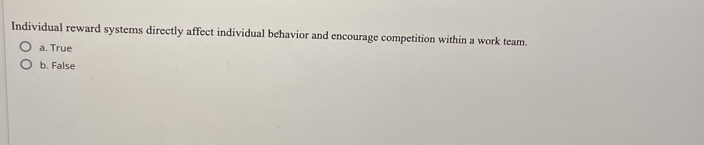 Solved Individual reward systems directly affect individual | Chegg.com