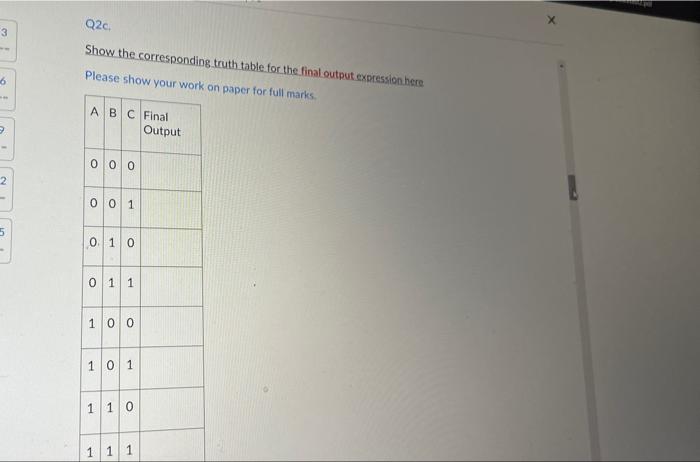 Solved For the following logic diagram, write the | Chegg.com