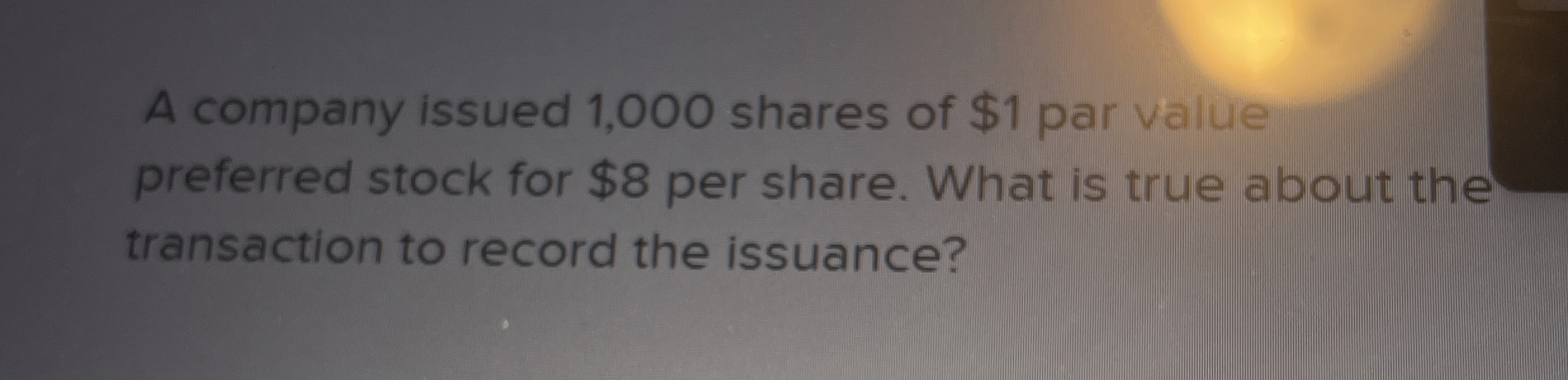 Solved A company issued 1,000 ﻿shares of $1 ﻿par value | Chegg.com