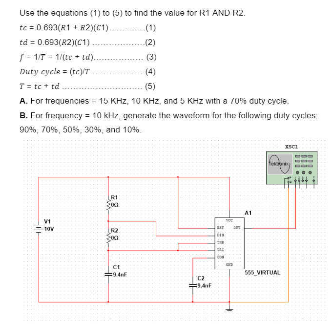 Use the equations (1) ﻿to (5) ﻿to find the value for | Chegg.com