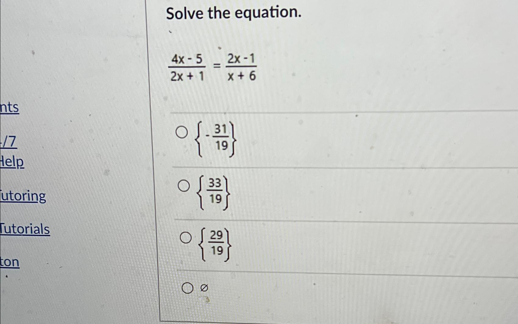 Solved Solve the | Chegg.com