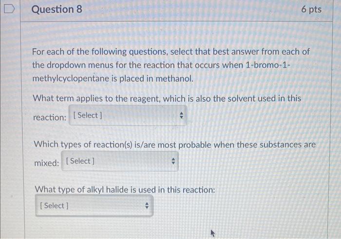 Solved For each of the following questions, select that best | Chegg.com