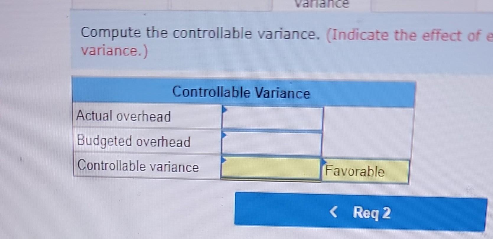 Solved Compute the controllable variance. (Indicate the | Chegg.com