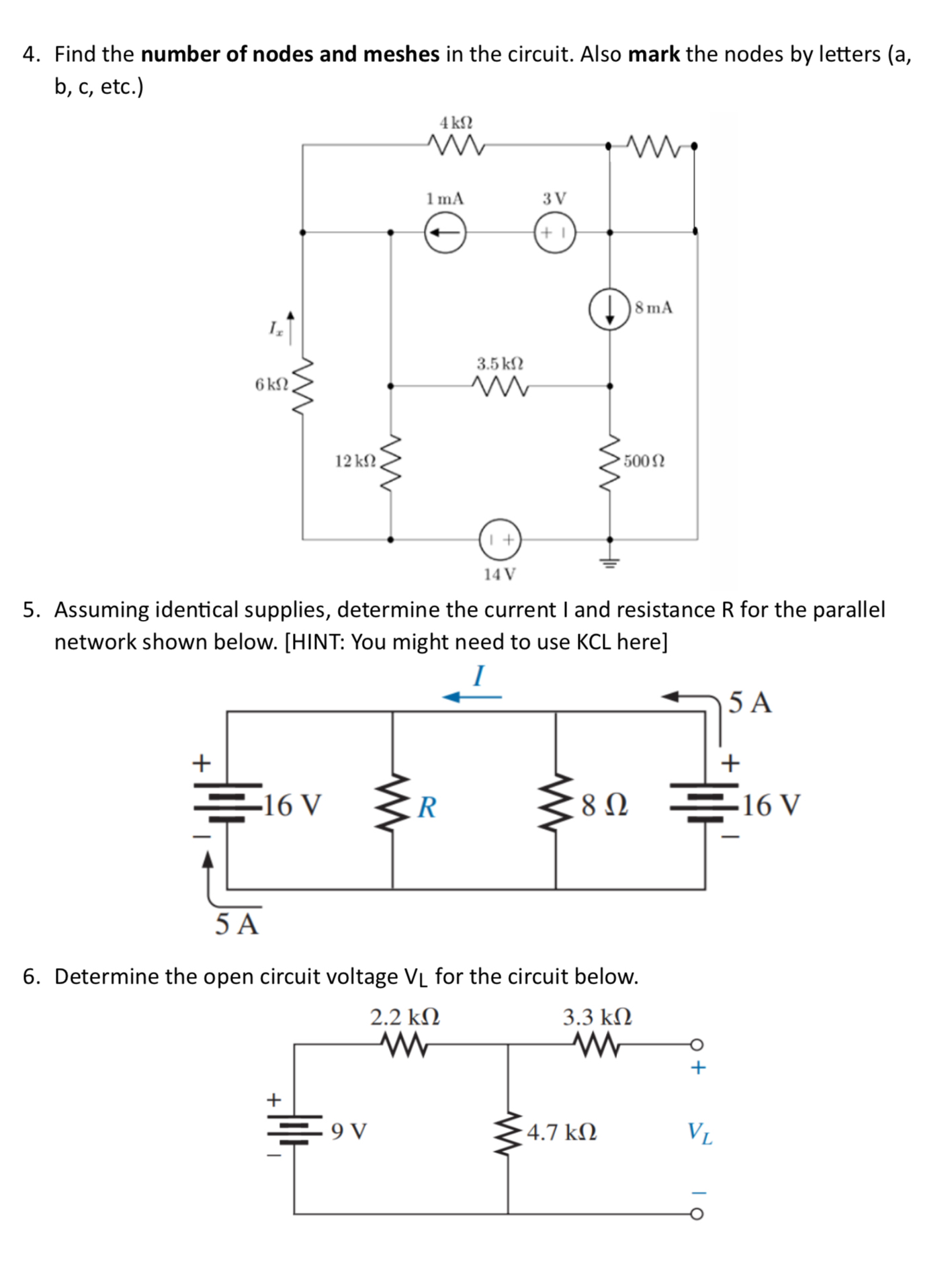 Solved Find the number of nodes and meshes in the circuit. | Chegg.com Solved Find the number of nodes and meshes in the circuit. | Chegg.com