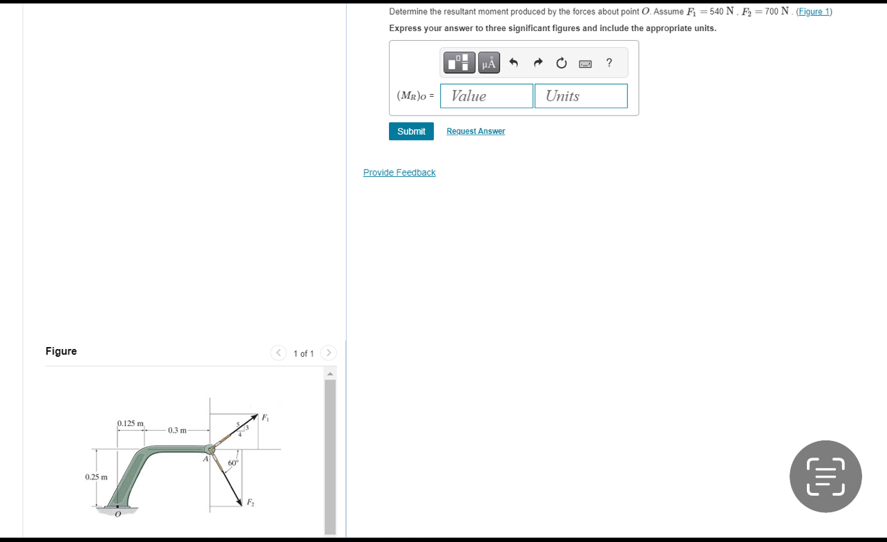 Solved Determine The Resultant Moment Produced By The Forces