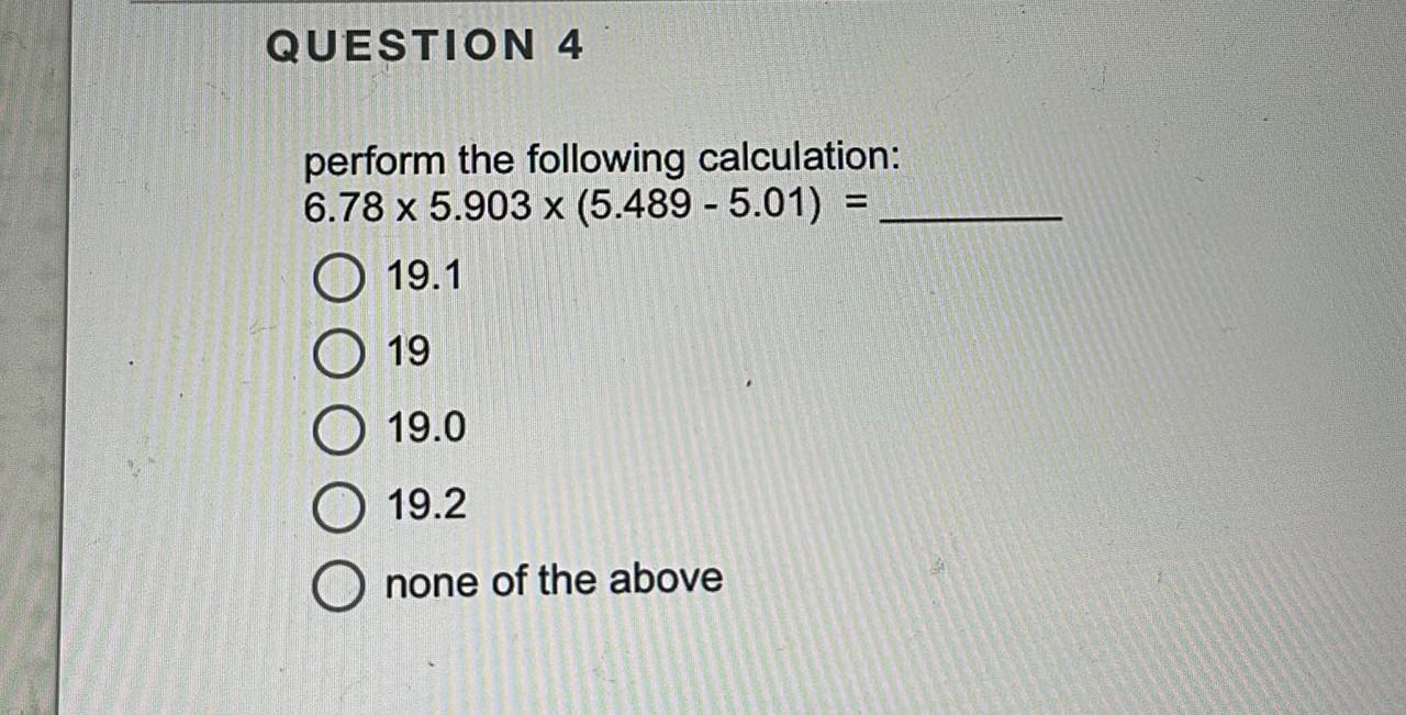 Solved perform the following calculation: | Chegg.com