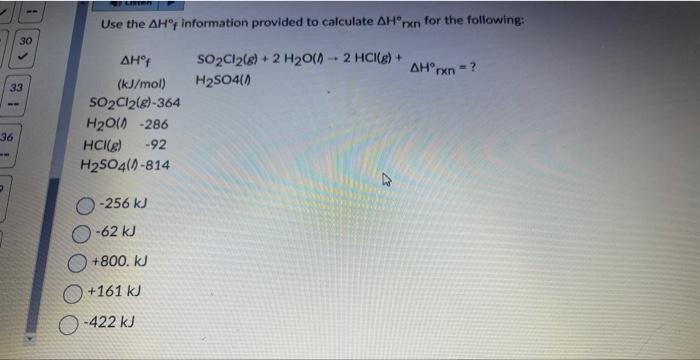 Solved Use the ΔH∘, information provided to calculate ΔH∘rn | Chegg.com