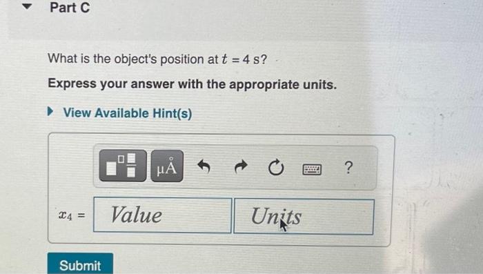 Solved A particle starts from co with the velocity graph | Chegg.com