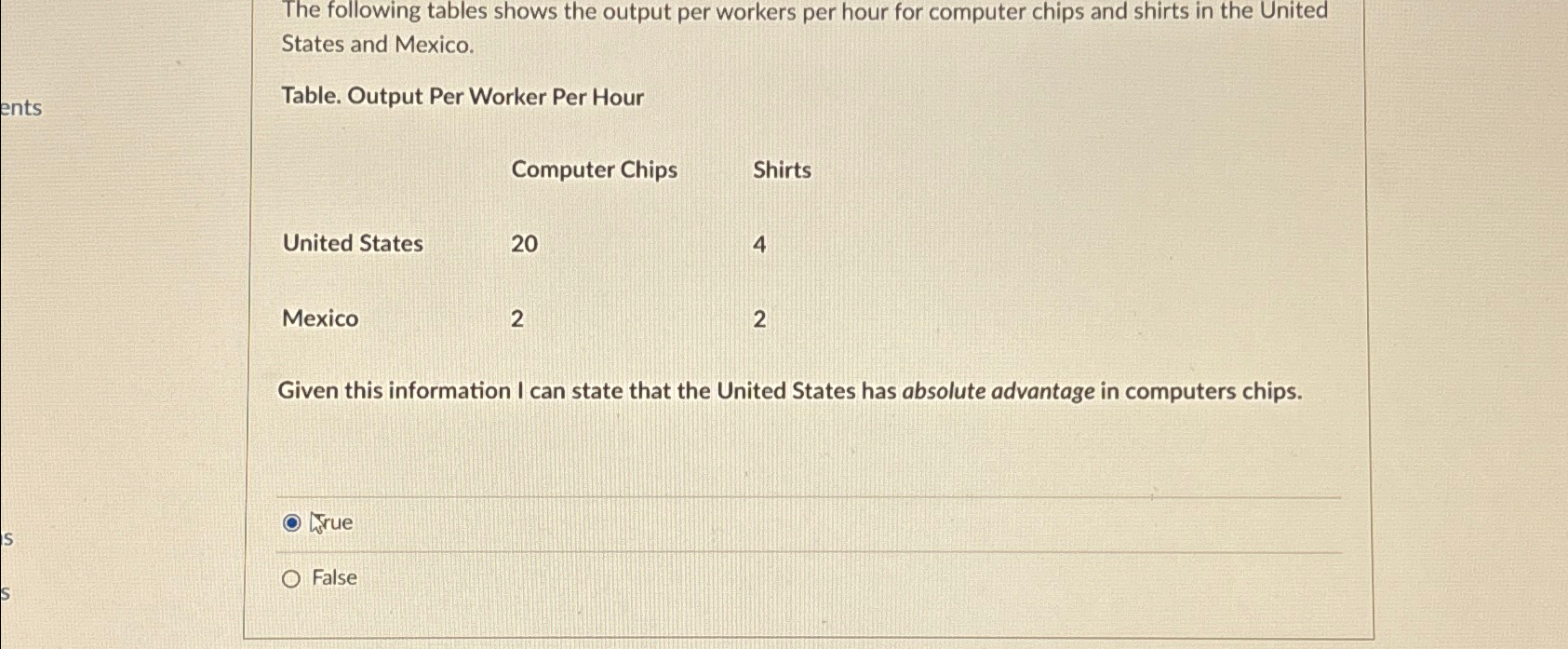 Solved The following tables shows the output per workers per | Chegg.com