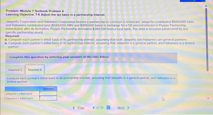 Solved Problem: Module 7 Textbook Problem 4 Learning | Chegg.com
