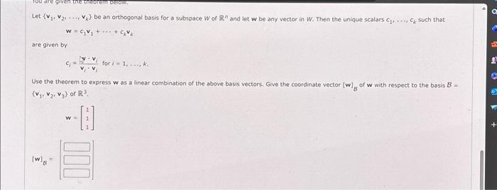 Do the given vectors form an orthogonal basis for R3 | Chegg.com