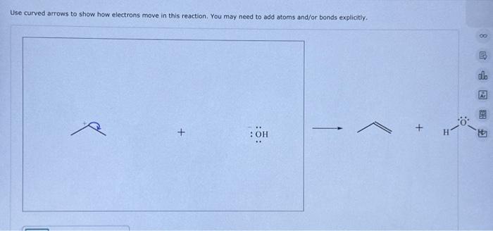 Solved Use curved arrows to show how electrons move in this | Chegg.com