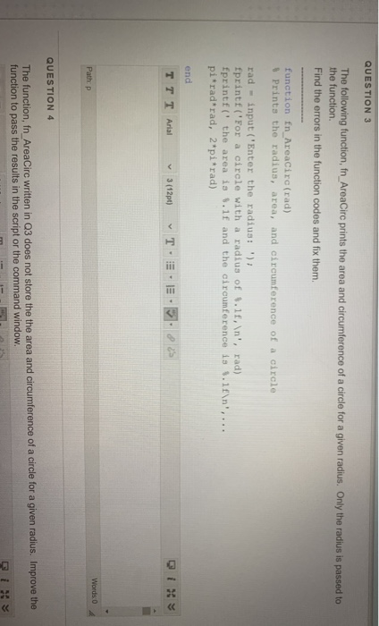 Solved QUESTION 20 po Given the following function header | Chegg.com