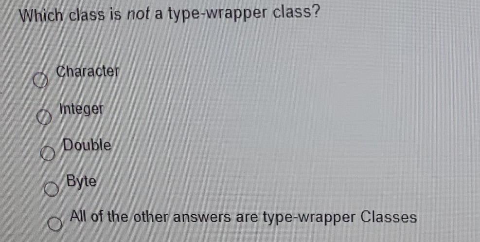 Solved A serialized object is: e an object represented as a | Chegg.com