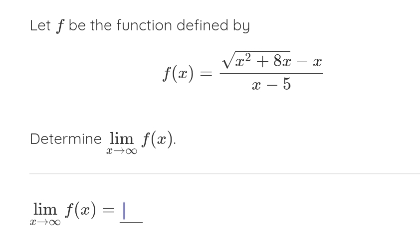 Solved Let f ﻿be the function defined | Chegg.com
