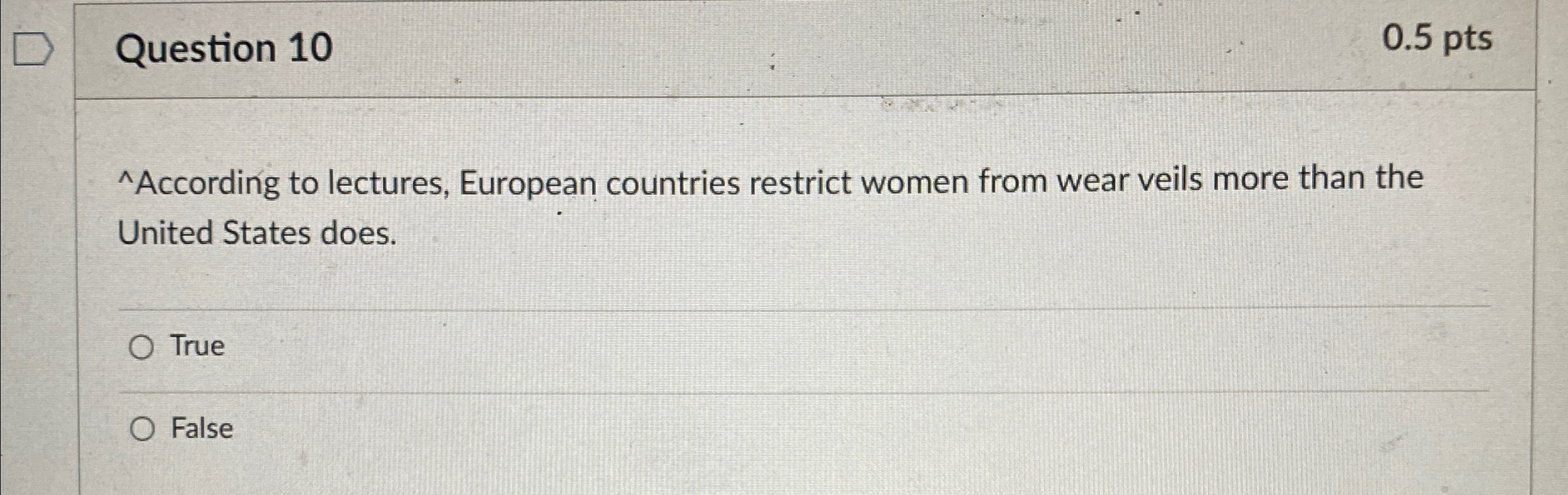 Solved Question 100.5 ﻿pts?? ﻿According to lectures, | Chegg.com