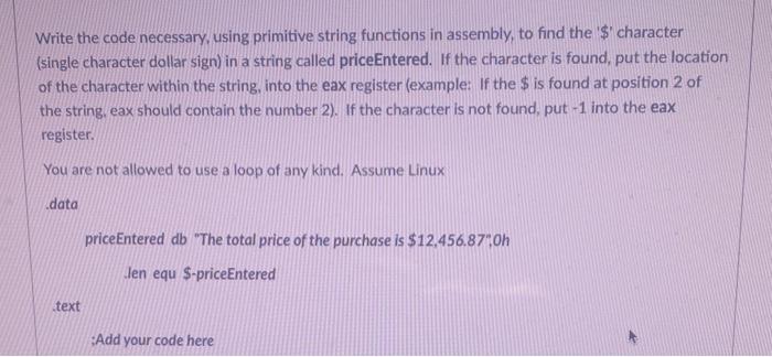 Solved Write The Code Necessary Using Primitive String 5498
