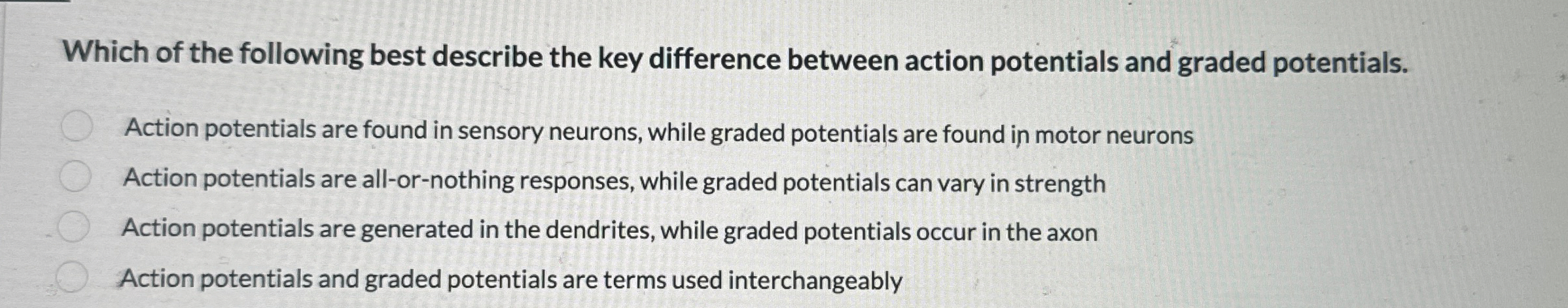 Solved Which of the following best describe the key | Chegg.com