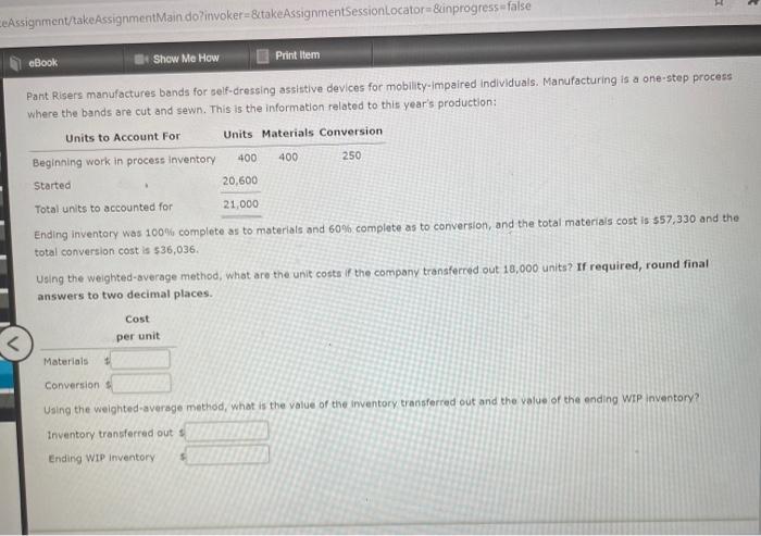 Solved CeAssignment/take AssignmentMain | Chegg.com