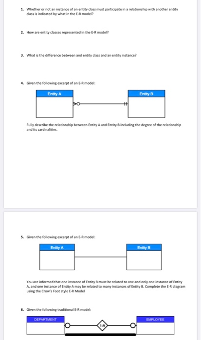1 Whether Or Not An Instance Of An Entity Class Must 