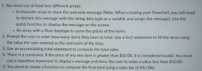Solved You must use at least two different arrays:A | Chegg.com
