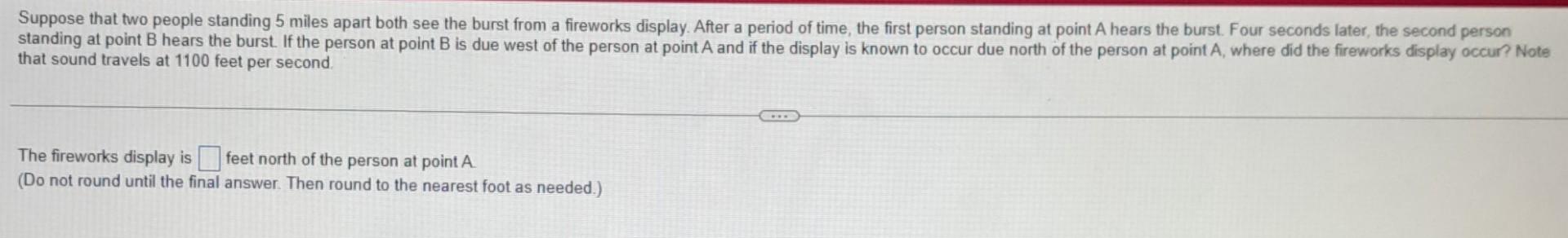 Solved Suppose that two people standing 5 miles apart both | Chegg.com